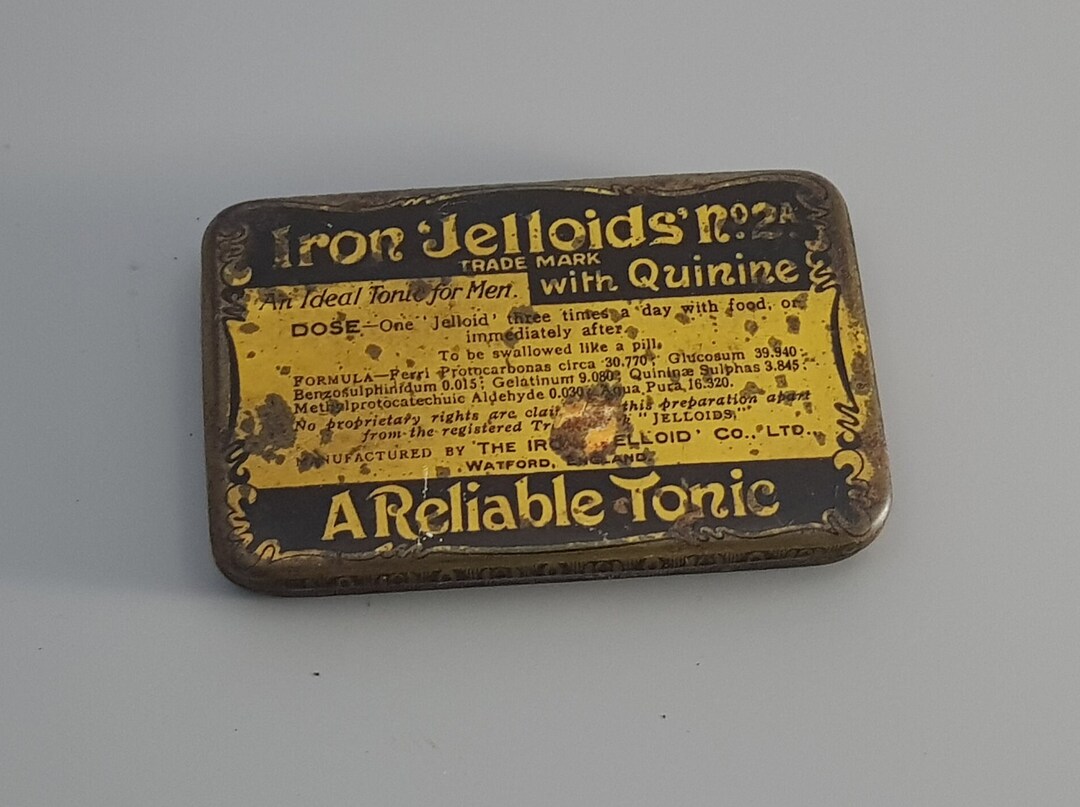Vintage Iron Jelloid Tonic No. 2a for Men Tablet Tin - Etsy UK