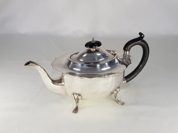 Lovely Vintage Oval EPNS 1 Pint Teapot With Ornate Feet - Etsy
