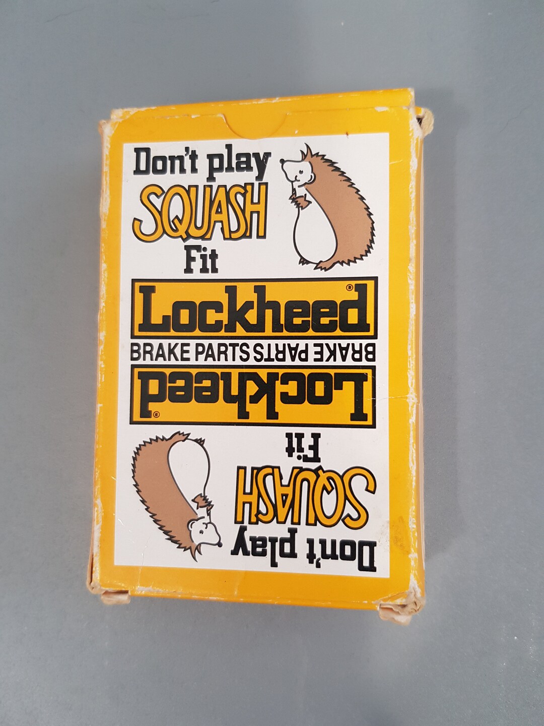 Vintage Lockheed Brakes Branded Playing Cards in Original Box - Full ...