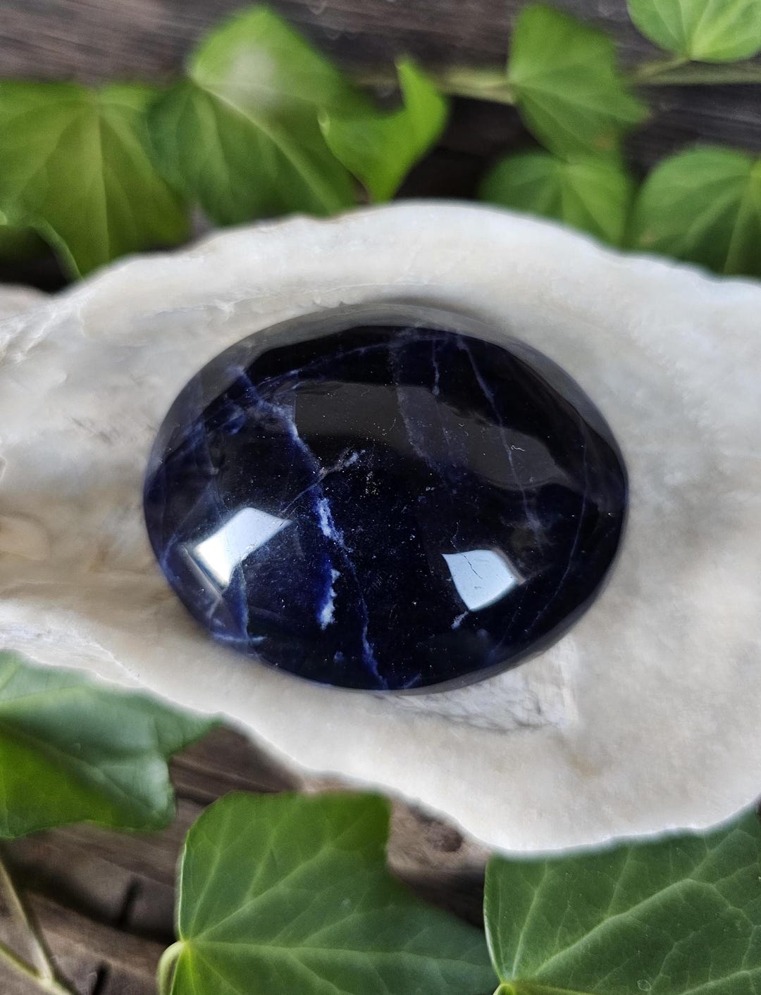 Sodalite Palm Stone - Etsy