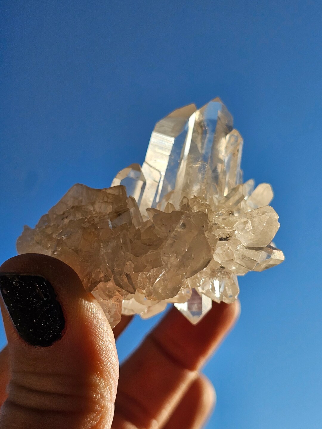 Natural Quartz Cluster Small Crystal Cluster - Etsy