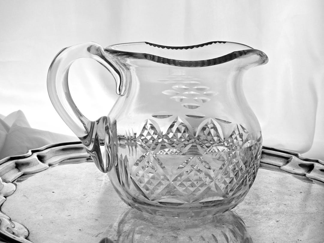 Victorian Whisky/ Water Jug 1890/1900 Hand Blown Hand Cut (GC1529) - Etsy