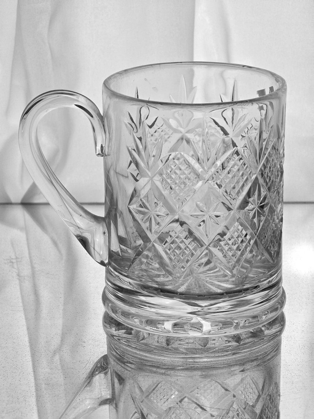 Royal Brierley Crystal Cut Glass Pint Beer Tankard - Etsy