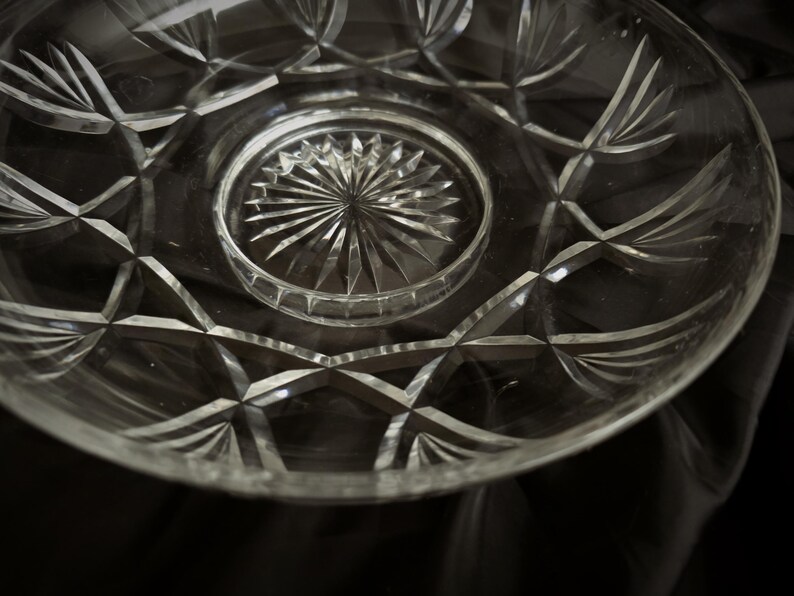 Stuart Crystal Art Deco " Hartford "style Shallow Bowl Footed , Flower ...
