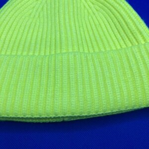 Neon Green Wool Hat,lime Green Beanie,wool Fisherman Beanie,men's Watch ...