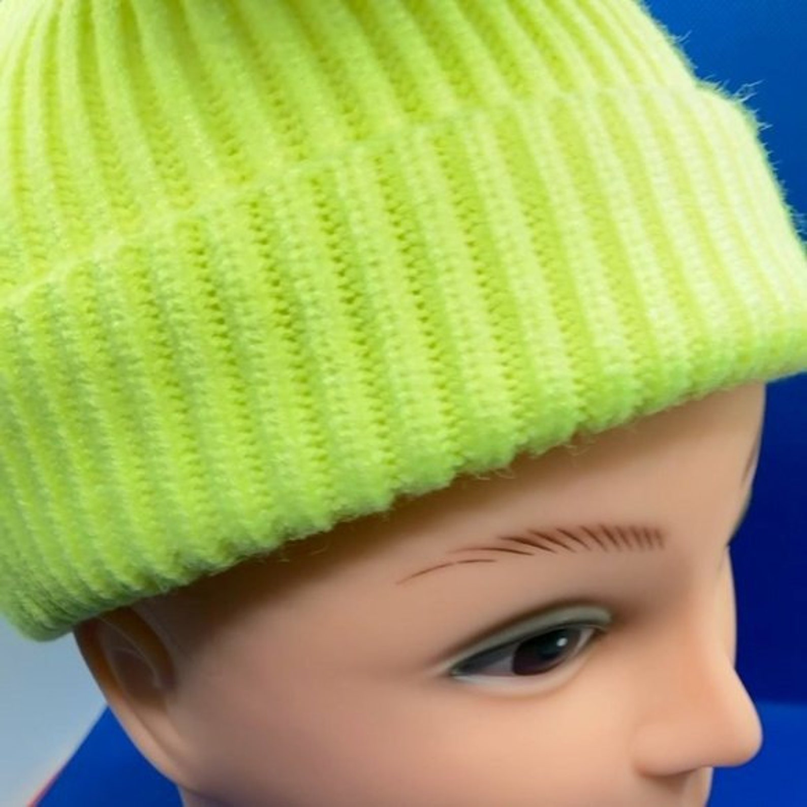 Neon Green Wool Hat,lime Green Beanie,wool Fisherman Beanie,men's Watch ...