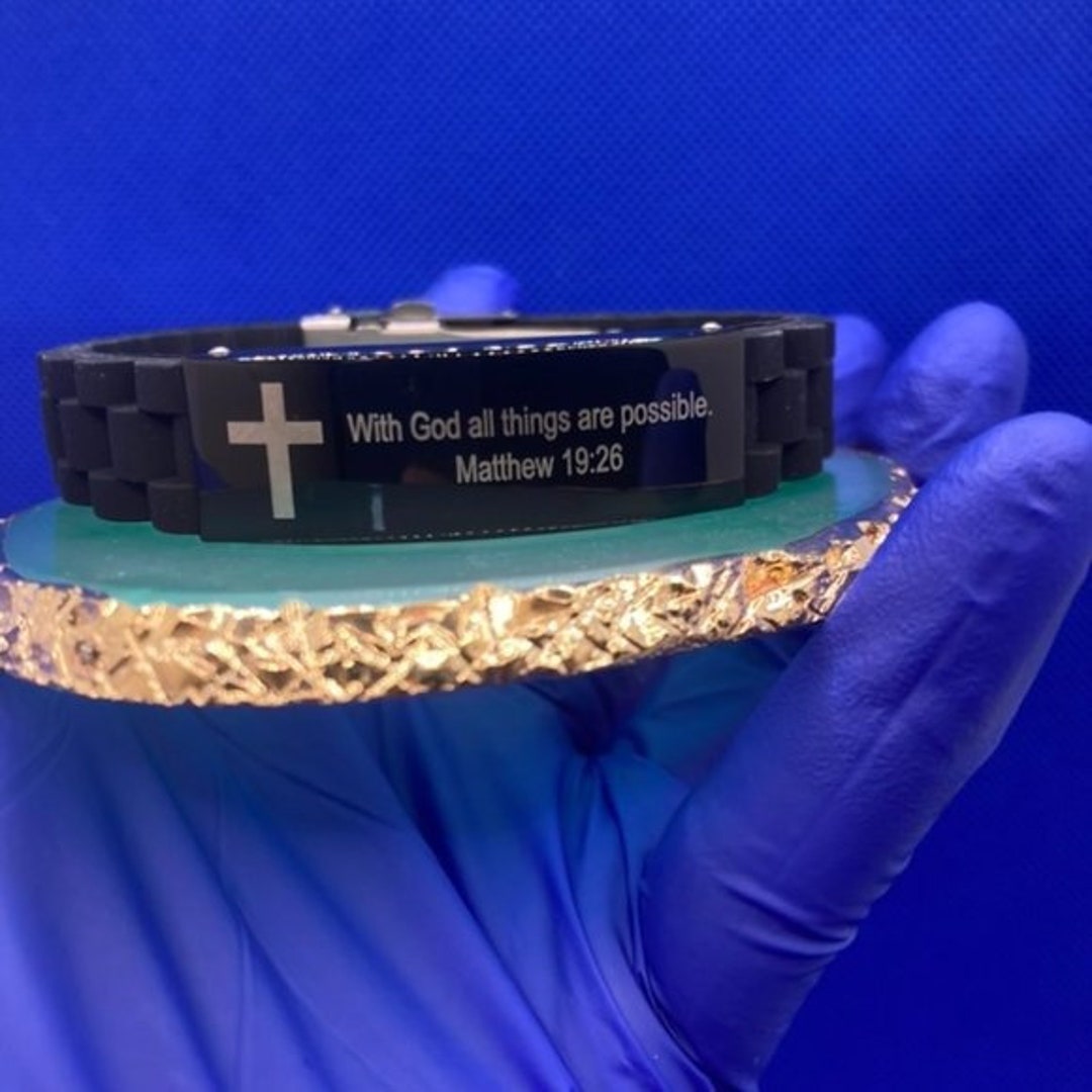 Men Bible Verse Bracelet,spiritual Bracelets for Men,bible Verse ...