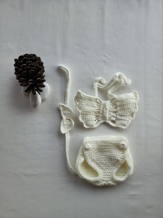 Baby Angel Outfit / Newborn Angel Set / Newborn Photography / | Etsy