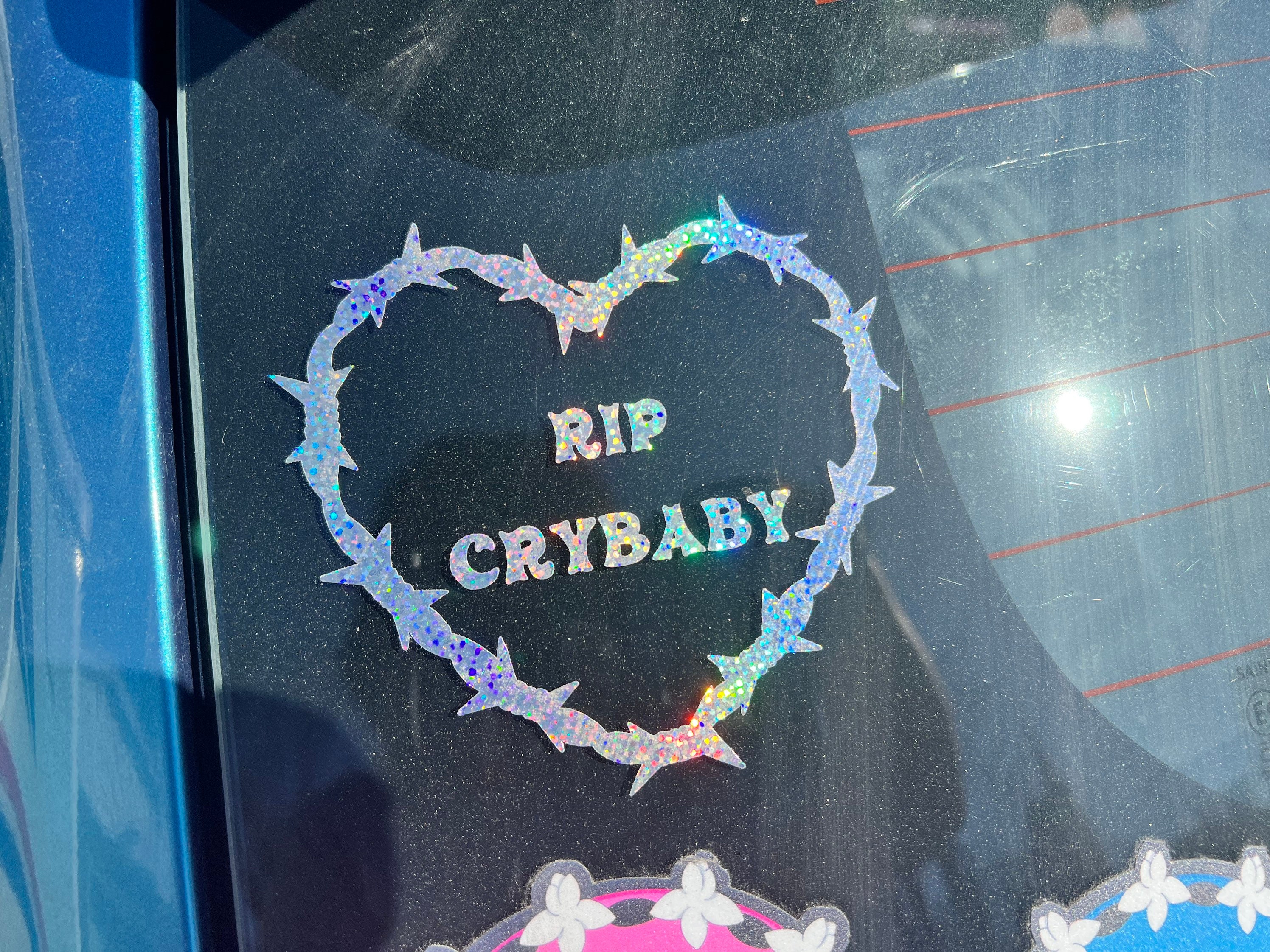 Rip Crybaby Vinyl Decal - Etsy