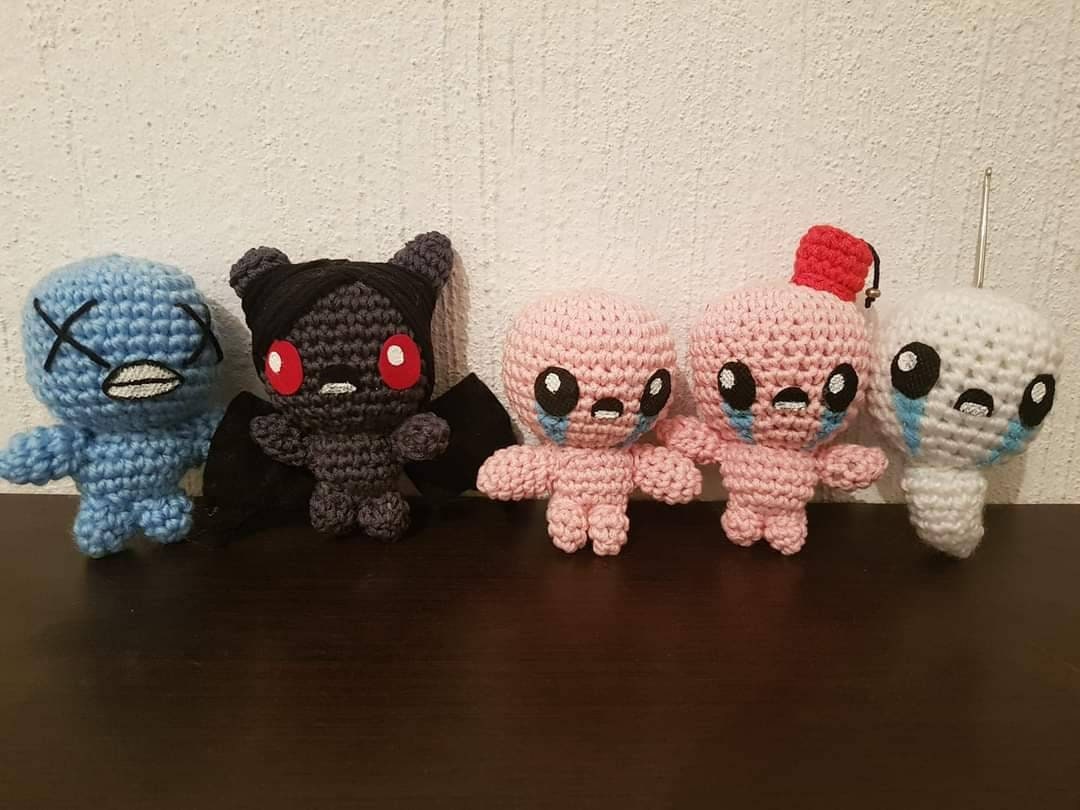 The Binding of Isaac Plush Amigurumis Videogame the Binding - Etsy