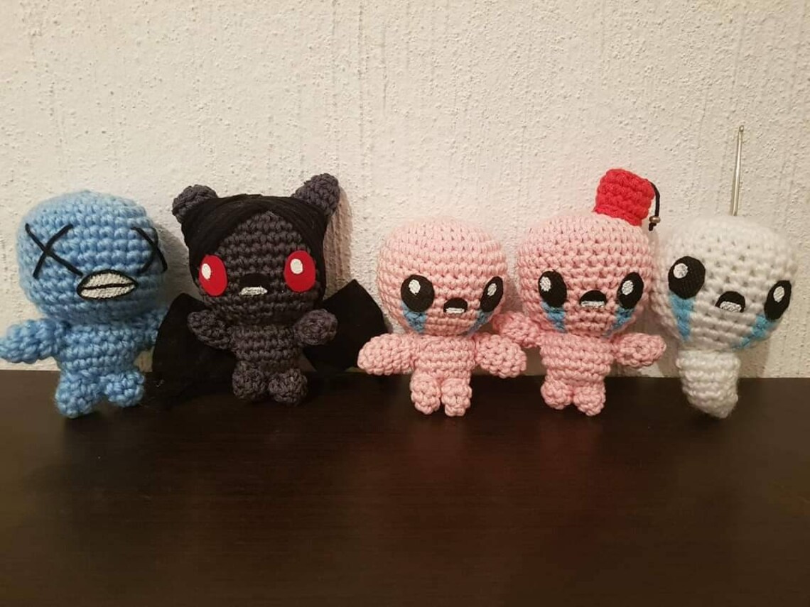 The Binding of Isaac Plush Amigurumis Videogame the Binding - Etsy