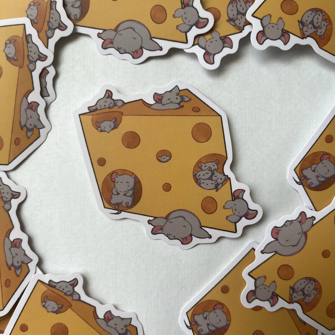 Mouse Tower Matte Vinyl Sticker - Etsy