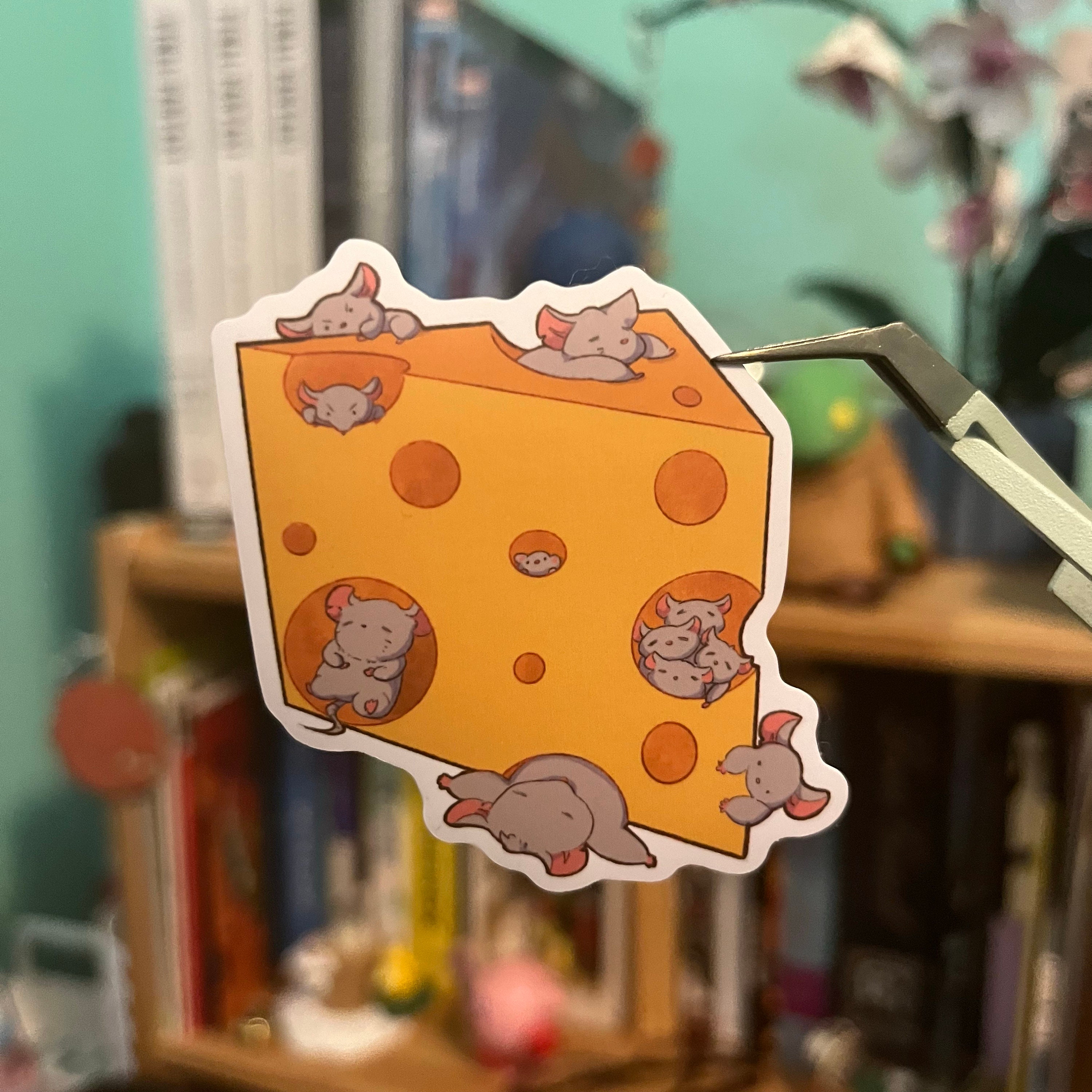 Mouse Tower Matte Vinyl Sticker - Etsy