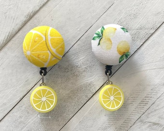 Lemon Badge Reel - Etsy