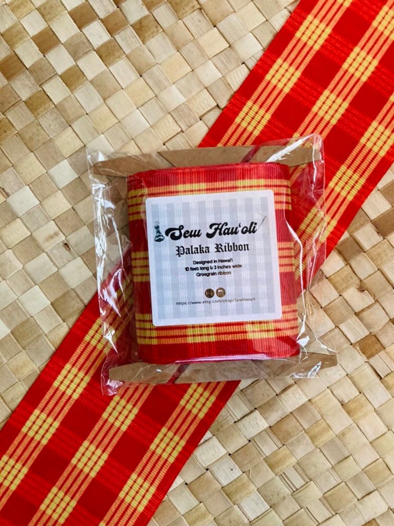 Ali’i Palaka Ribbon - Etsy