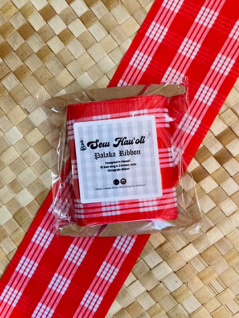 Red Palaka Ribbon - Etsy