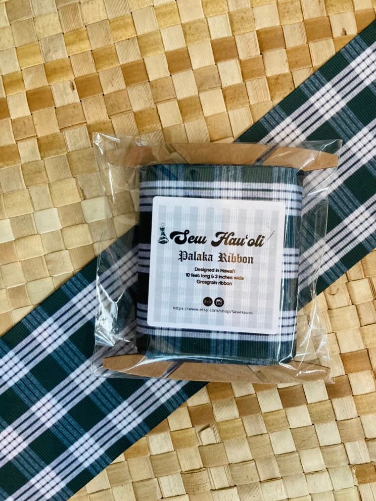 Green Palaka Ribbon - Etsy