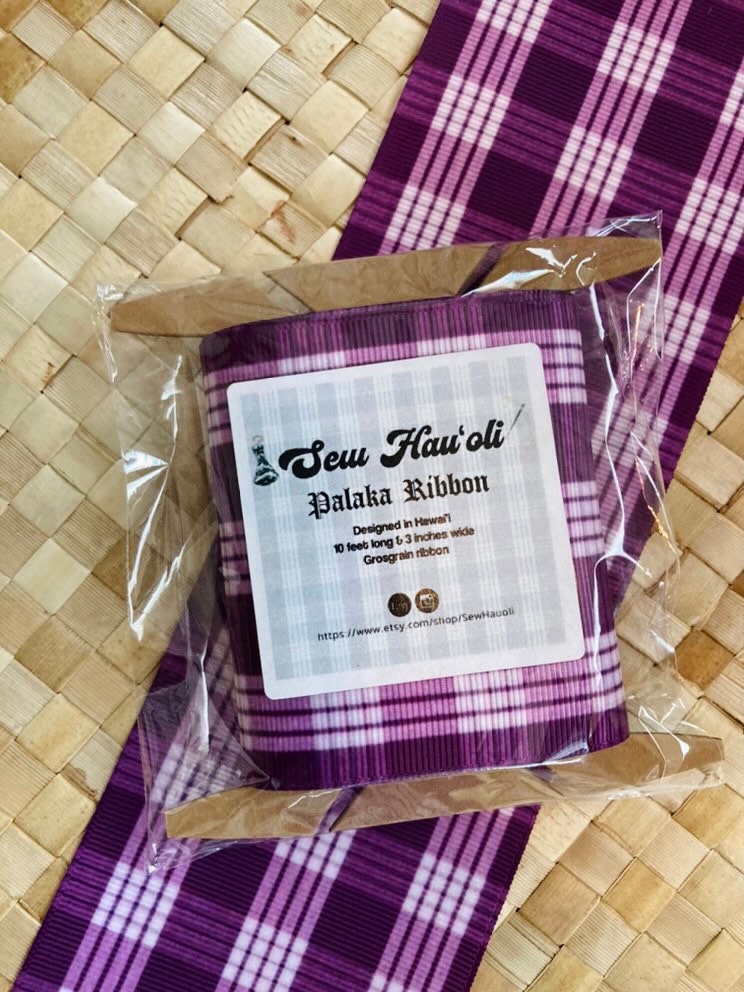 Purple Palaka Ribbon - Etsy