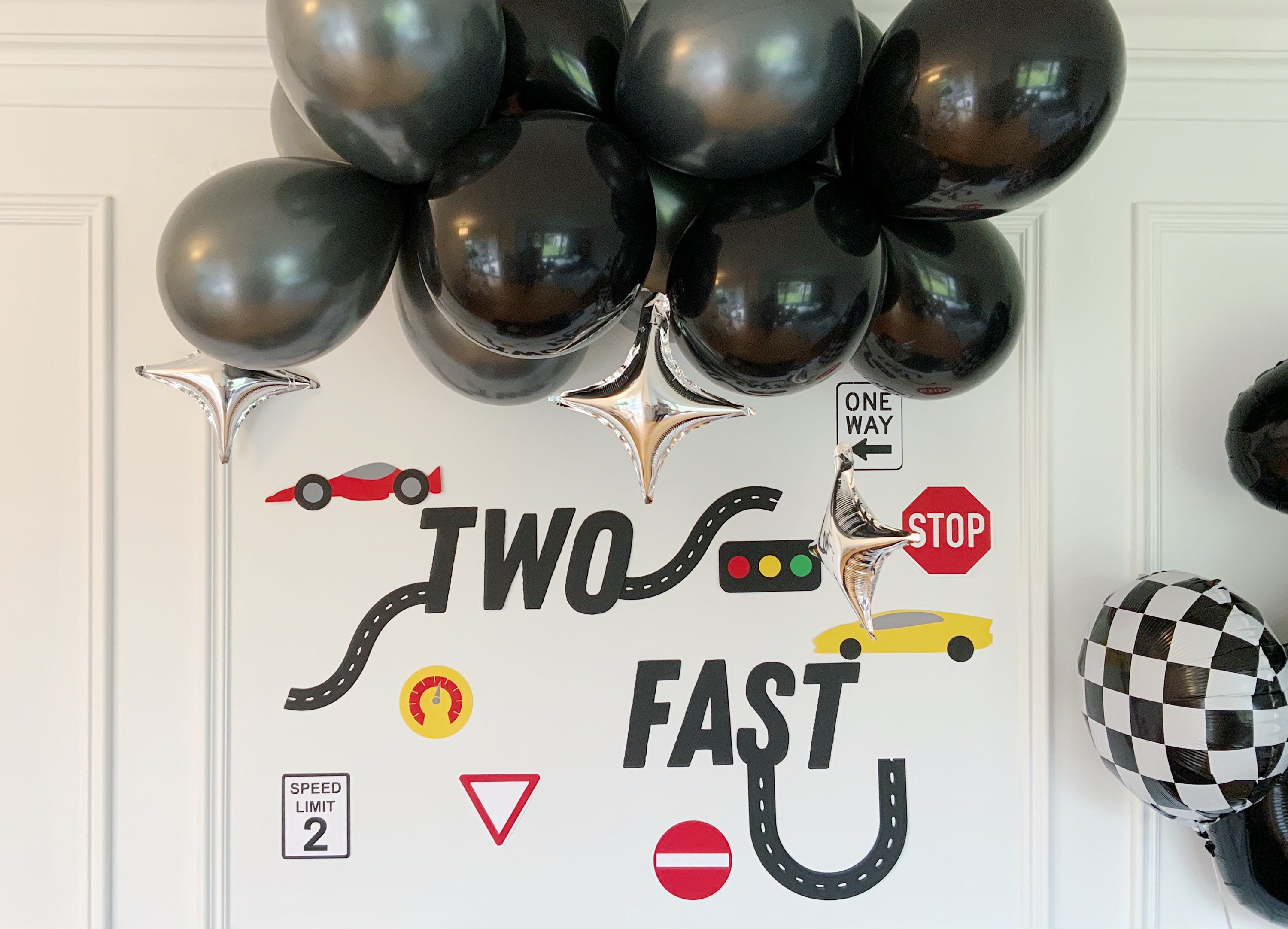 Two Fast Birthday Party Racing Car Theme Party Birthday - Etsy