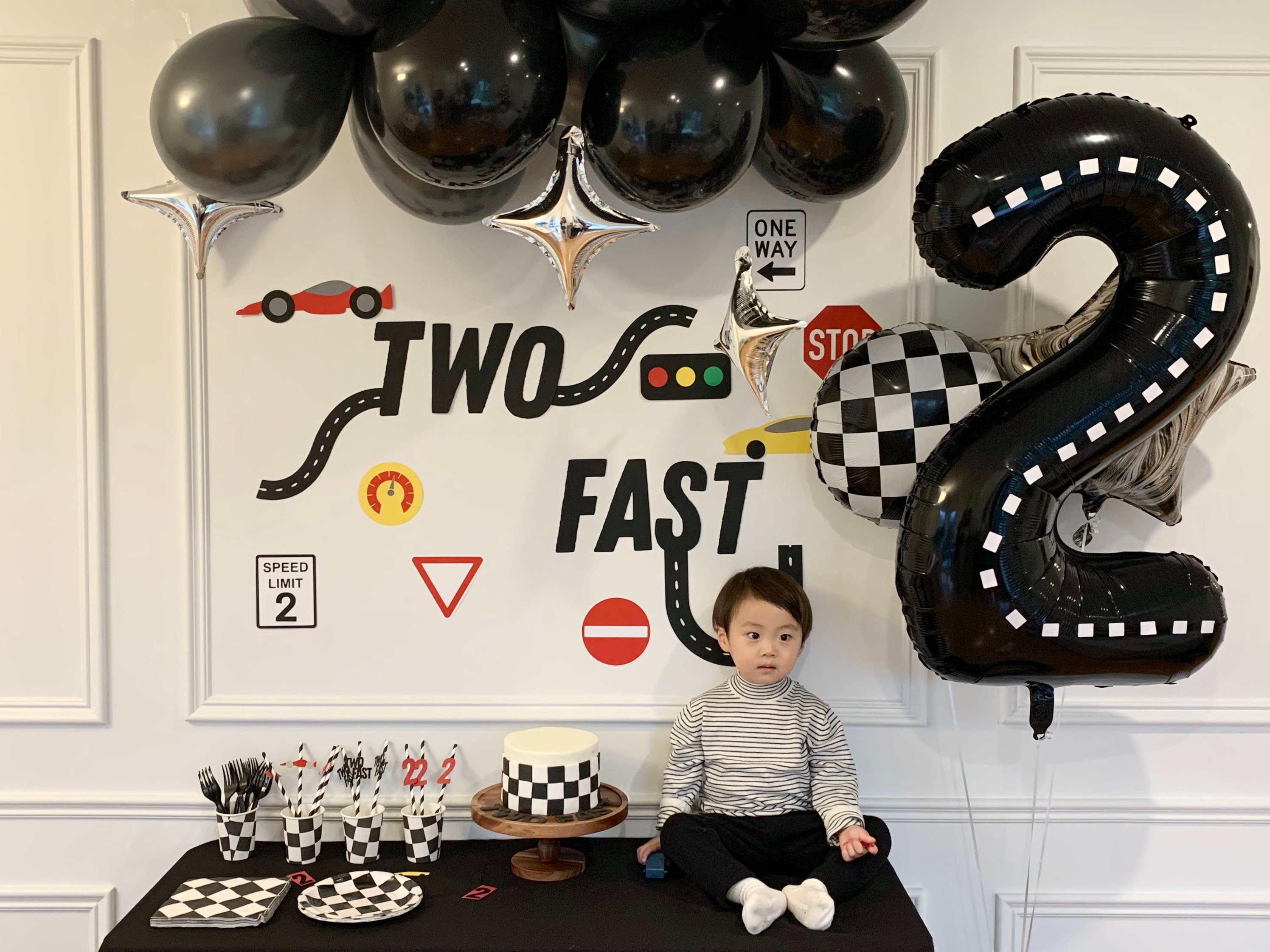 Two Fast Birthday Party Racing Car Theme Party Birthday - Etsy