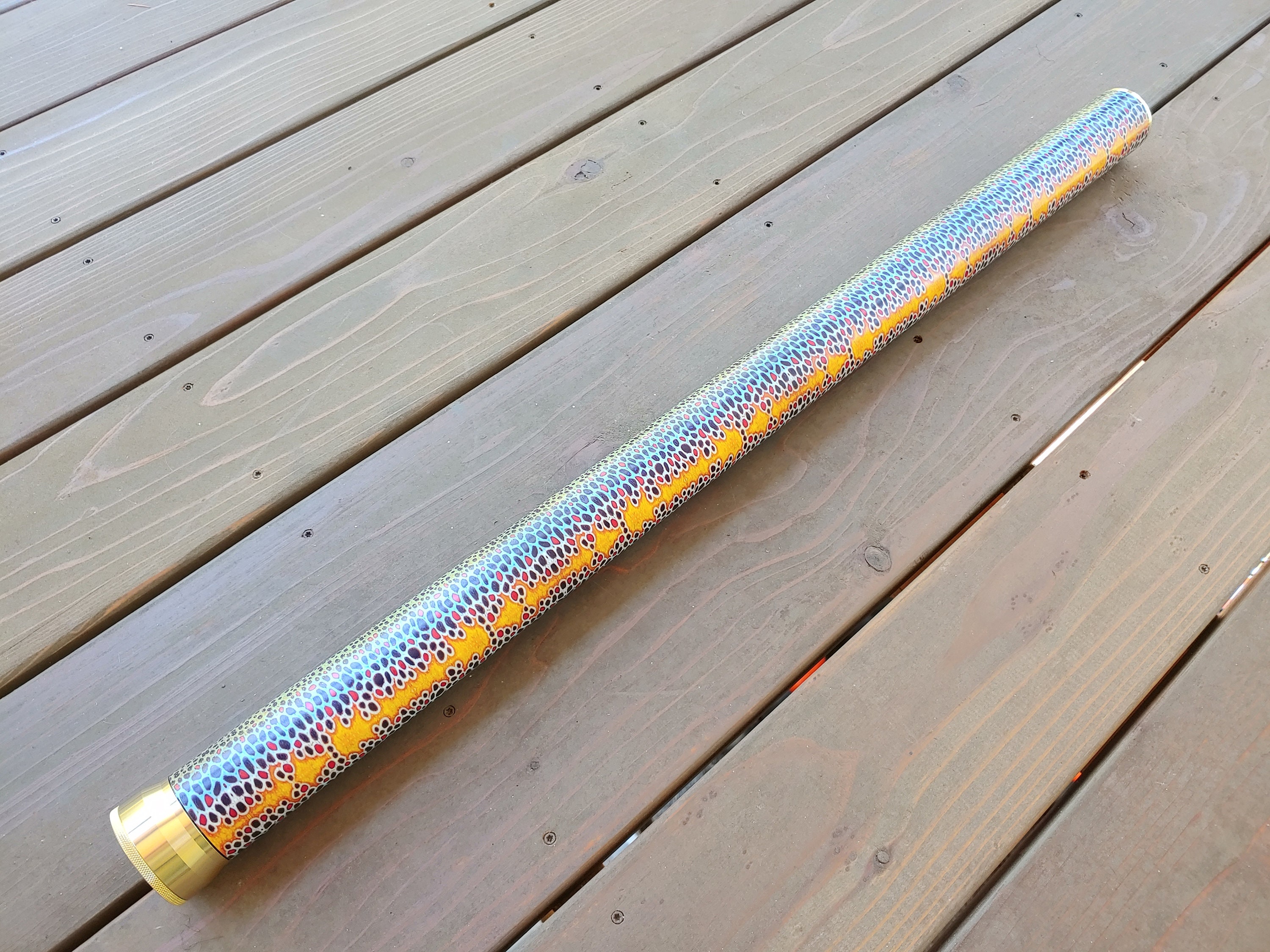 Trout & Fish Art, Fly Rod Case - Etsy