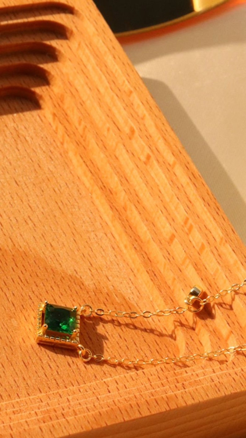 Vintage Classic Green Gold Chain - Etsy