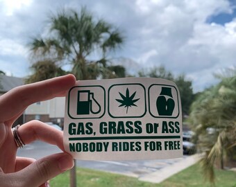 No Free Rides Decal - Etsy
