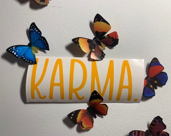 Karma Bumper Sticker | Etsy