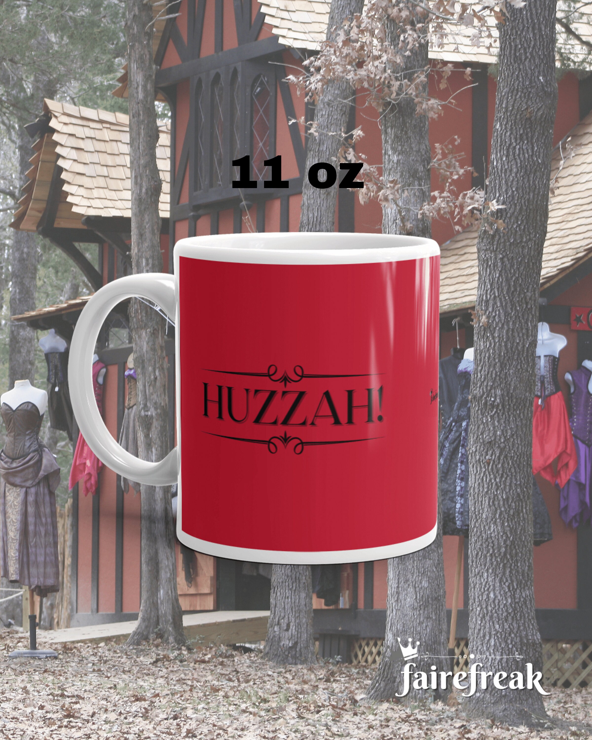 Huzzah! Renaissance Faire Festival Mug-- Renfaire Renfair Renfest ...