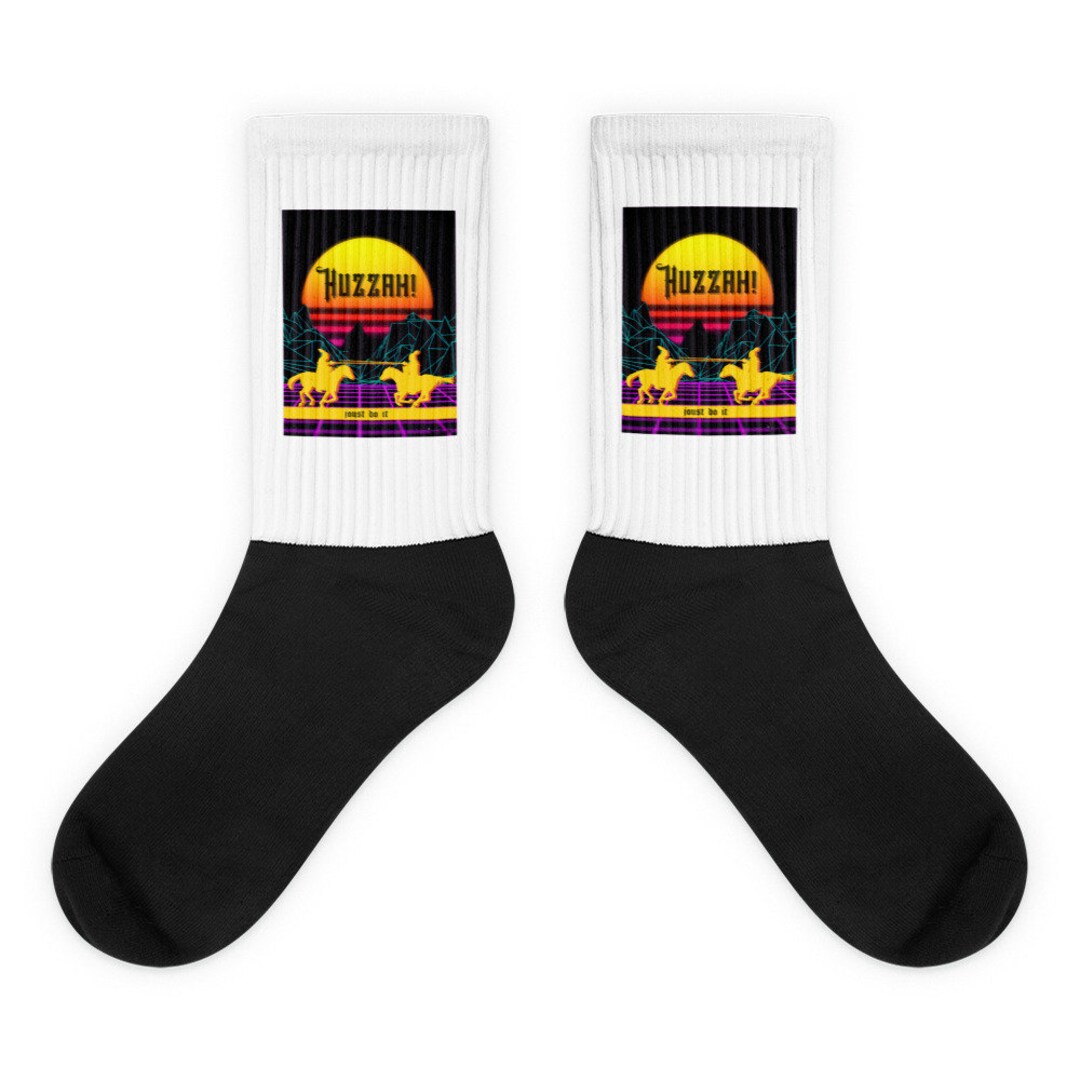 Huzzah! Joust Do It Renaissance Faire Festival Socks -gamer Renfaire ...