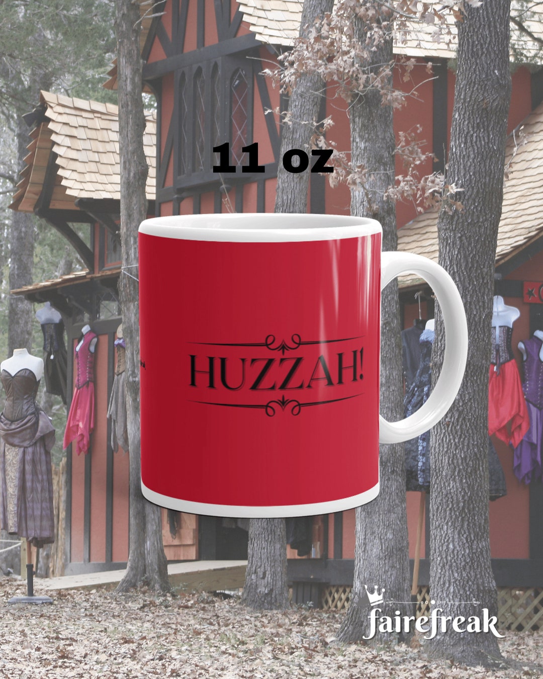 Huzzah! Renaissance Faire Festival Mug-- Renfaire Renfair Renfest ...