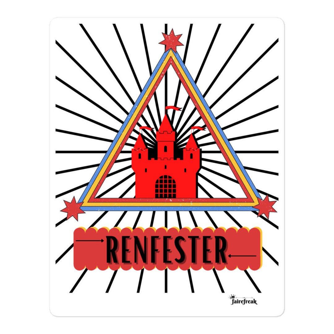 Renfester Renaissance Faire Festival Sticker--renfaire Renfair Renfest ...