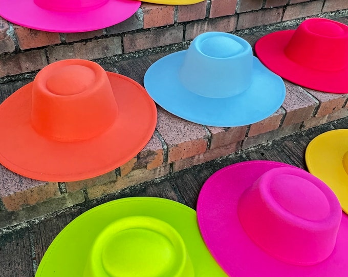 Pink Fedora With Pearl Band Unisex Fedora Sorority Gifts - Etsy