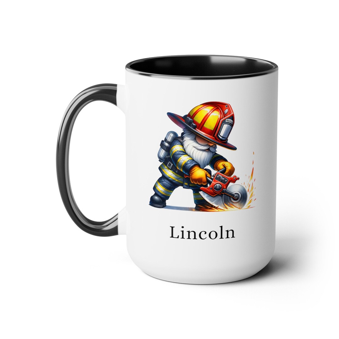 Personalized Firefighter Mug, Firefighter Gifts, Custom Firefighter ...