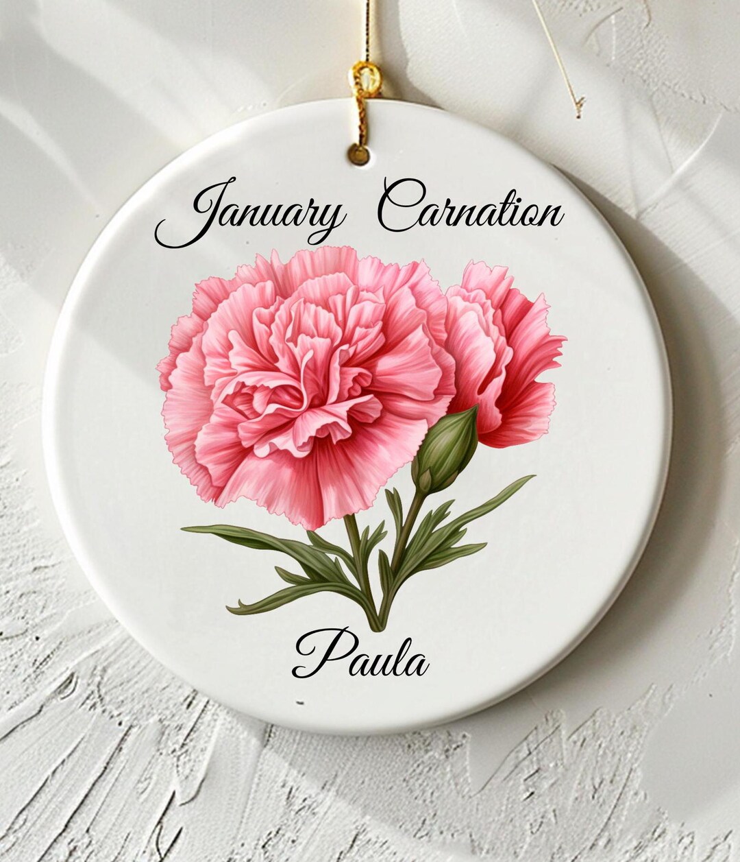 Birth Flower Birth Flower Gift Birthflower Gift Custom Birth Flower ...