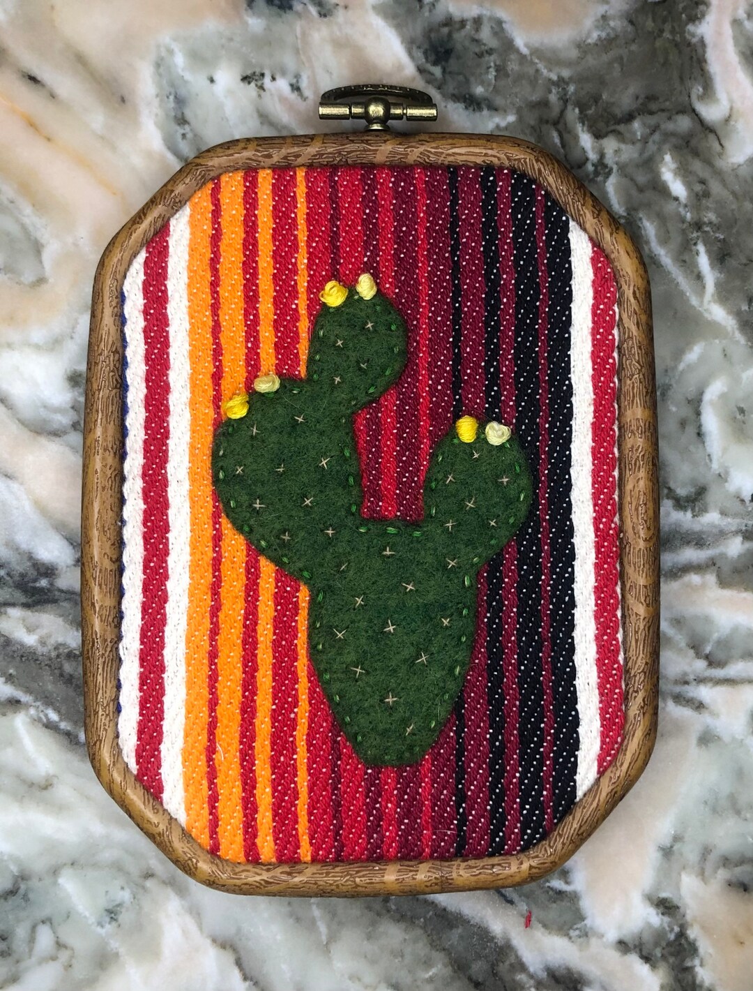 Cactus on Serape - Etsy