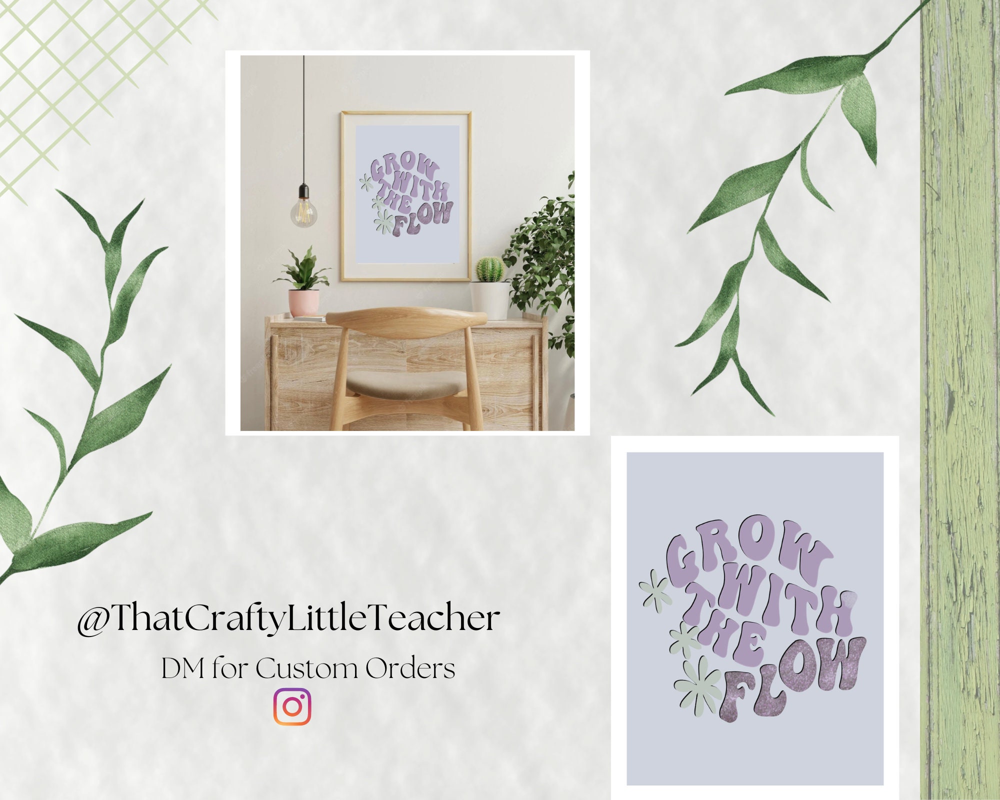 Grow With the Flow Poster - Etsy