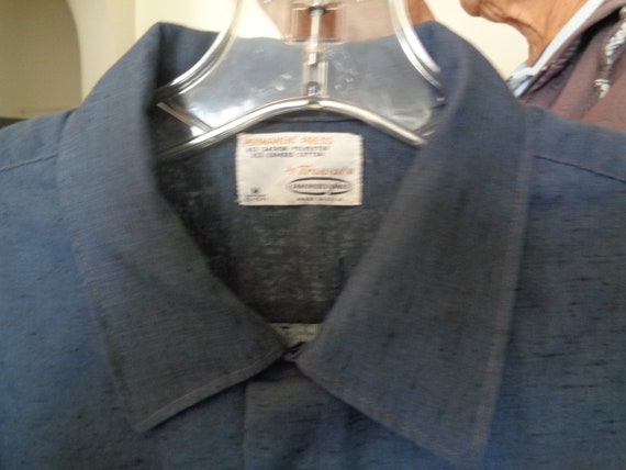 New TRUVAL 50's-60's Dead Stock Blue + Black Flecks! … - Gem