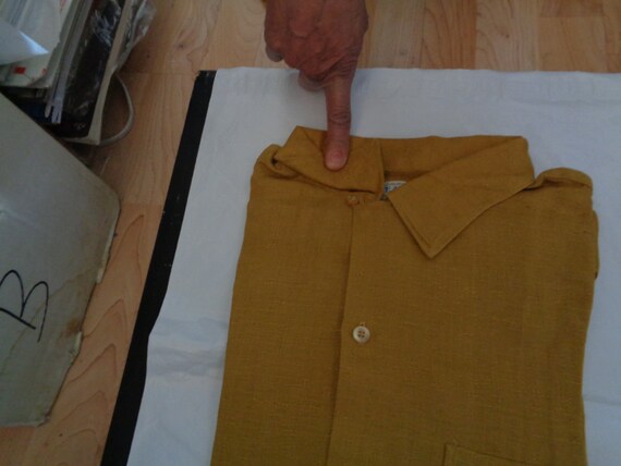 New SEARS 50's-60's Dead Stock Gold Flecked + Gold Cr… - Gem