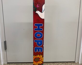 Painted Garden Decor - Etsy