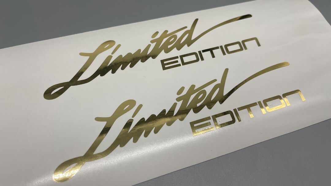 2x Limited Edition Sticker Rose GOLD CHROM Oil Slick Car - Etsy