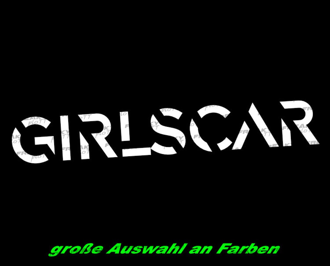 GIRLSCAR Sticker Decal Tuning Car Rear Window Oil Slick - Etsy