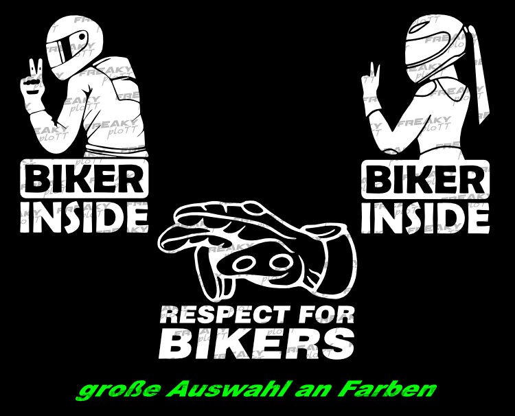 Aufkleber Sticker Biker Inside Motorrad Motorradfahrer | Etsy