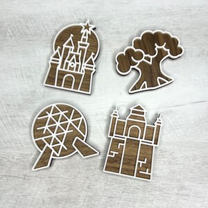 Disney Magnets Magic Kingdom Magnet Disney World Magnet Spaceship Earth ...