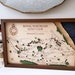 Royal Portrush Golf Club Golf Course Map Layered Wood Golf Course ...