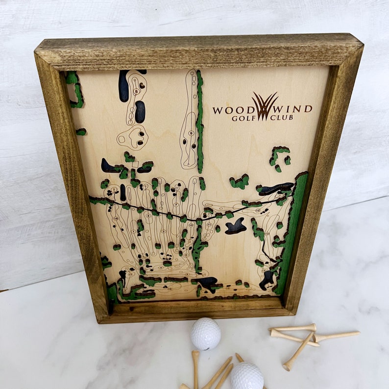 Wood Wind Golf Club Golf Course Map Layered Wood Golf Course Picture ...