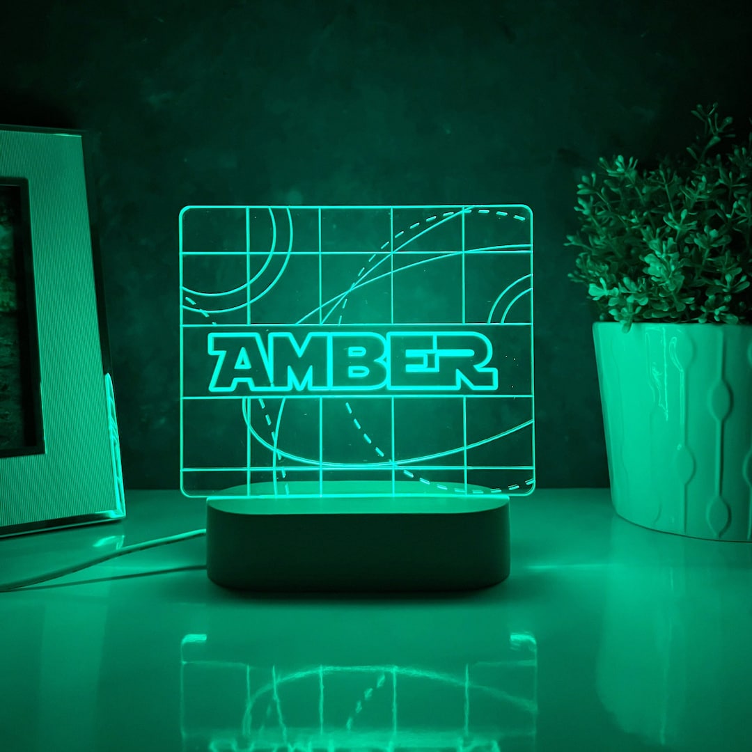 Personalized Star Wars Light Star Wars Night Light Custom Star Wars Map ...