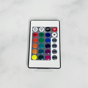 Black LED Light Base Black Acrylic Lamp Base Color Changing Light Base ...