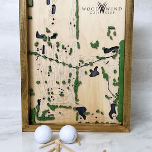 Wood Wind Golf Club Golf Course Map Layered Wood Golf Course Picture ...