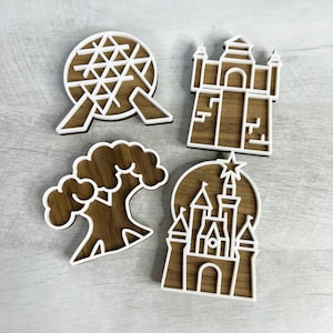 Disney Magnets Magic Kingdom Magnet Disney World Magnet Spaceship Earth ...